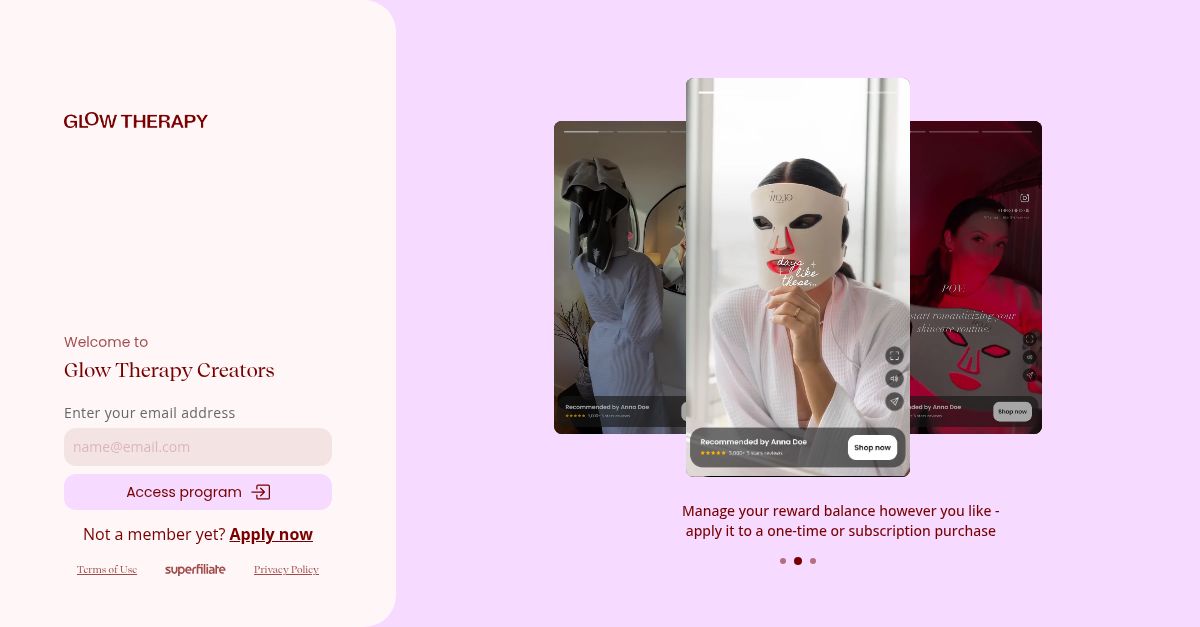 Glow Therapy | Portal